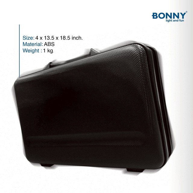 BONNY James Bond ABS Briefcase 18 inch. - Black กระเป๋าเก็บเอกสารสำคัญ ...
