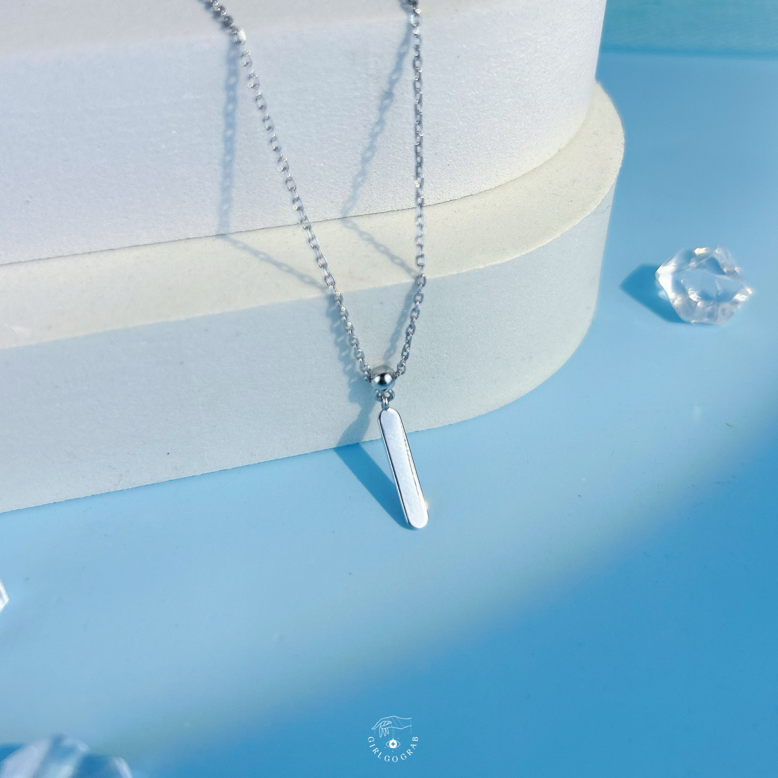 Memory necklace S925 สลักชื่อ/ใส่รูปได้ | LINE SHOPPING