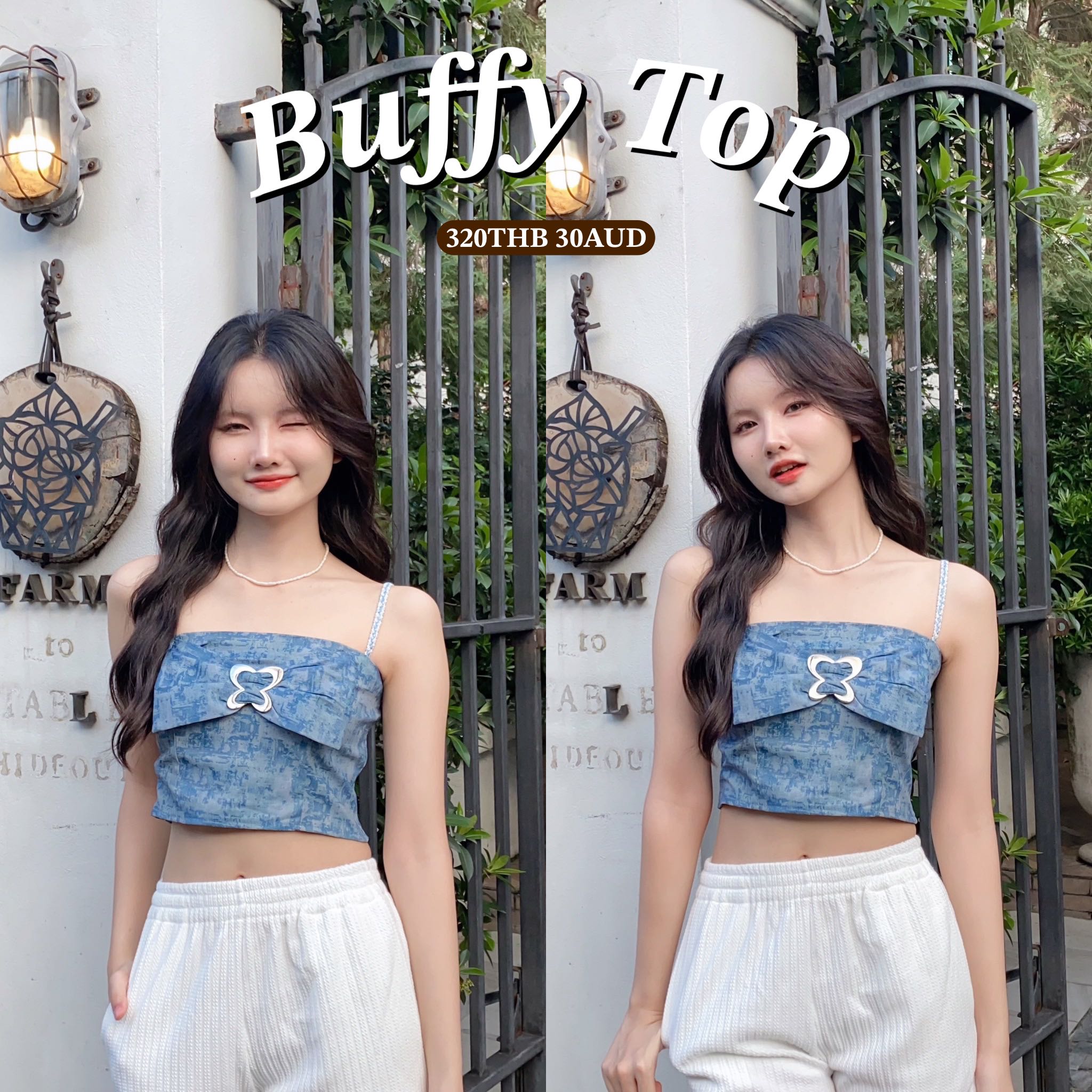 PATTHA “ Buffy Top “ PTN447 | LINE SHOPPING