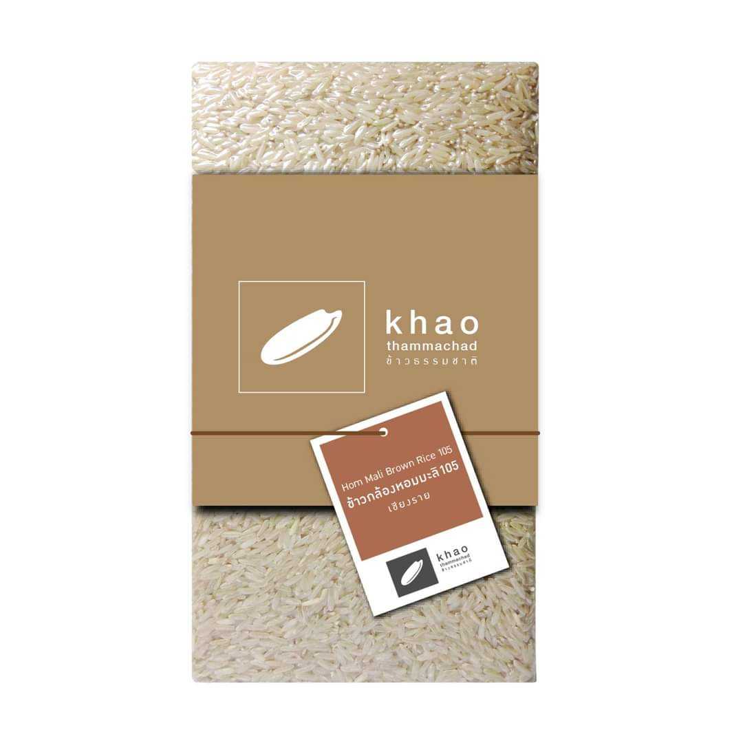 ข้าวธรรมชาติ ข้าวกล้องหอมมะลิ 105 Hom Mali Brown Rice 105 | LINE SHOPPING