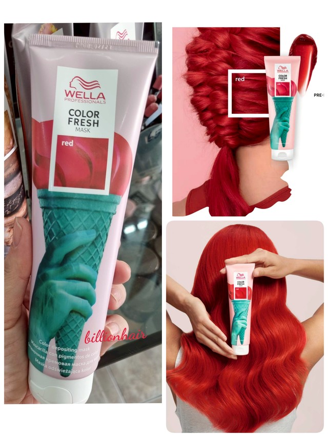 Wella Color Fresh Mask 150ml - Color Deposit Mask ผลิตภัณฑ์ย้อมสีผม ...