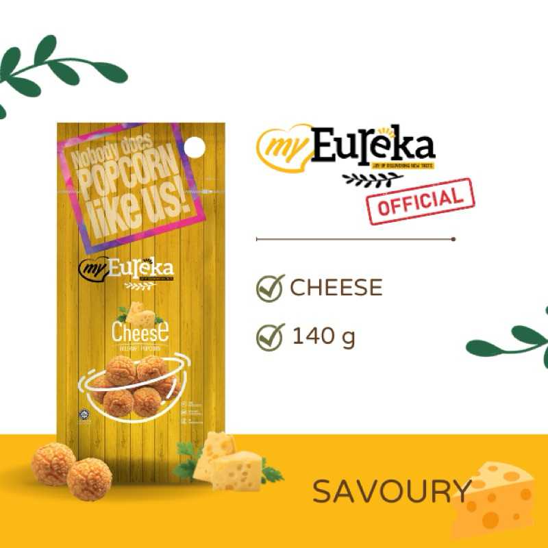 ยูเรก้าป๊อบคอร์น My Eureka popcorn 140g ถุงซิปล็อค รสชีส | LINE SHOPPING