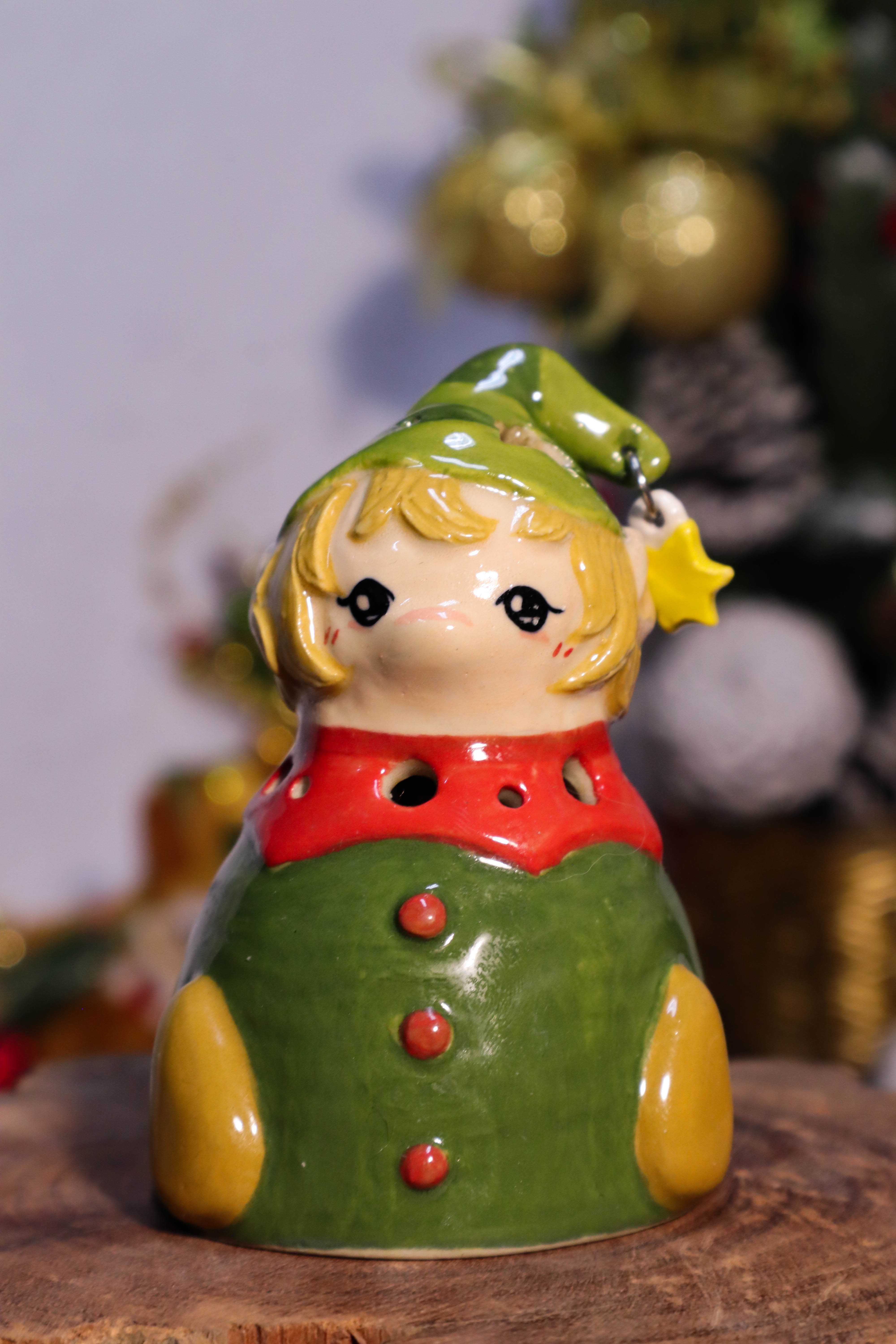 Christmas Elf Dolly - Green | LINE SHOPPING