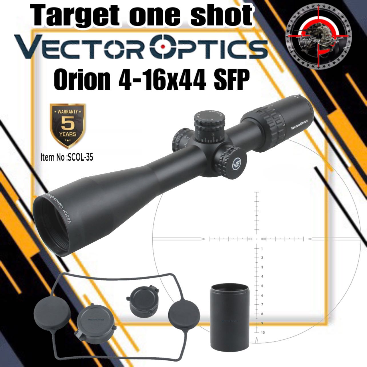 VECTOR OPTICS Veyron 3-12x44IR SFP Compact | LINE SHOPPING