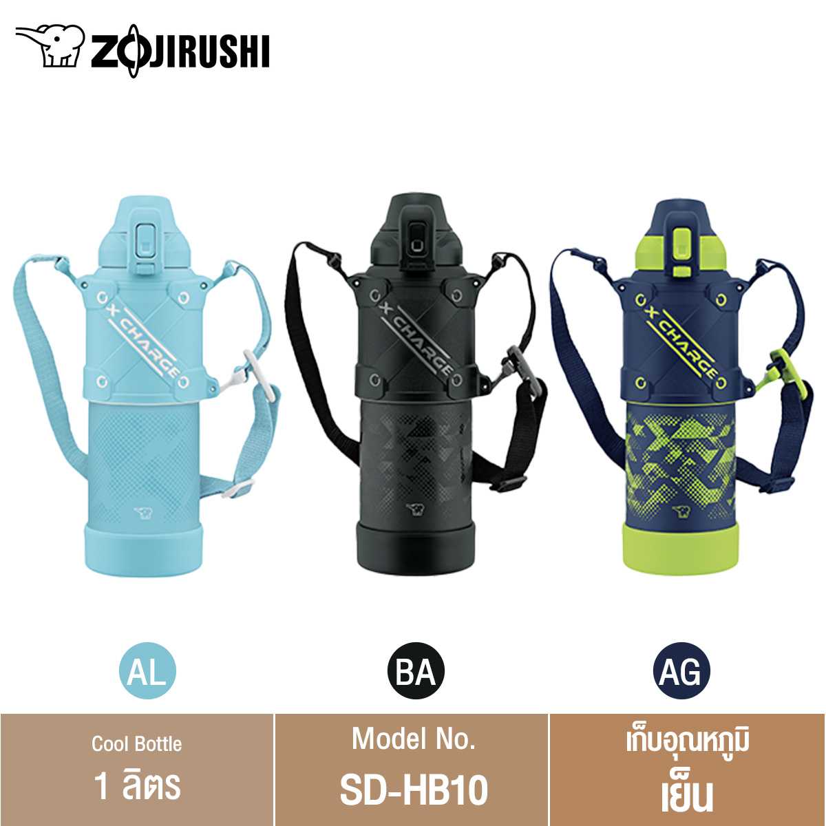 Zojirushi กระติกน้ำสุญญากาศ เก็บความร้อน/เย็น ความจุ 0.72 ลิตร รุ่น SX ...
