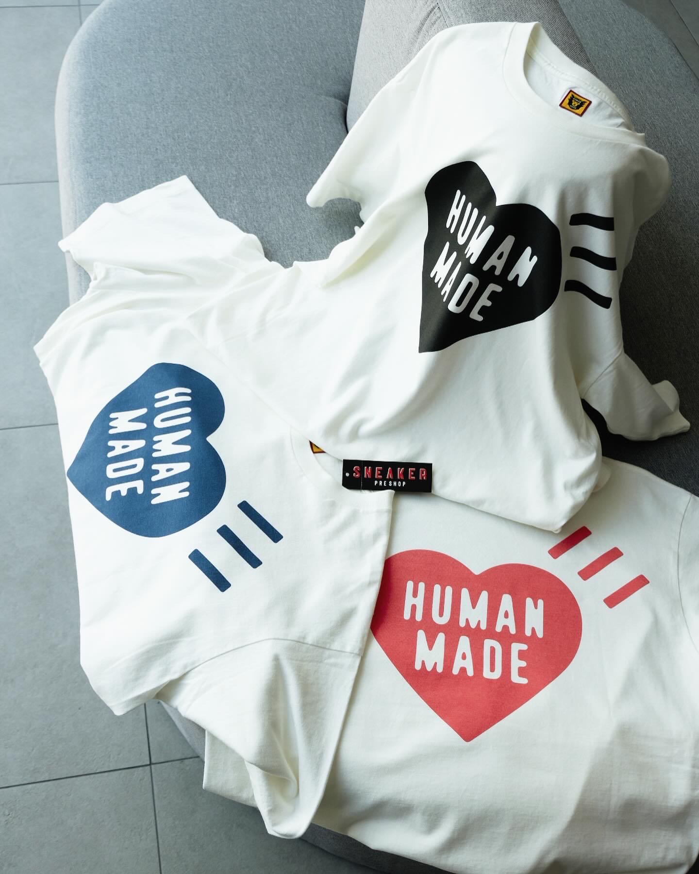 Human Made Daily S/S Tee Navy / Black / Red | LINE SHOPPING