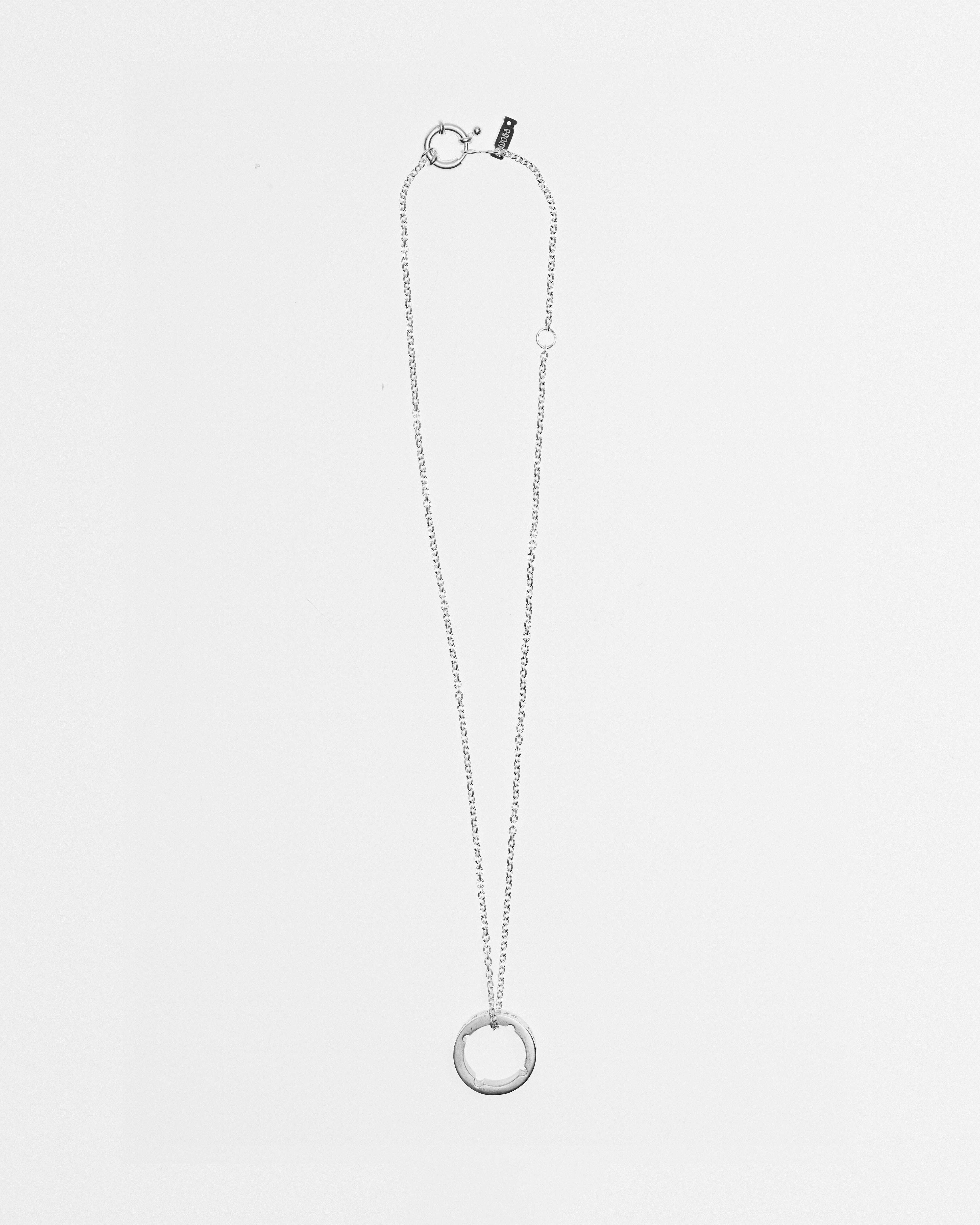 Hardware Engraved Necklace Line Shopping 
